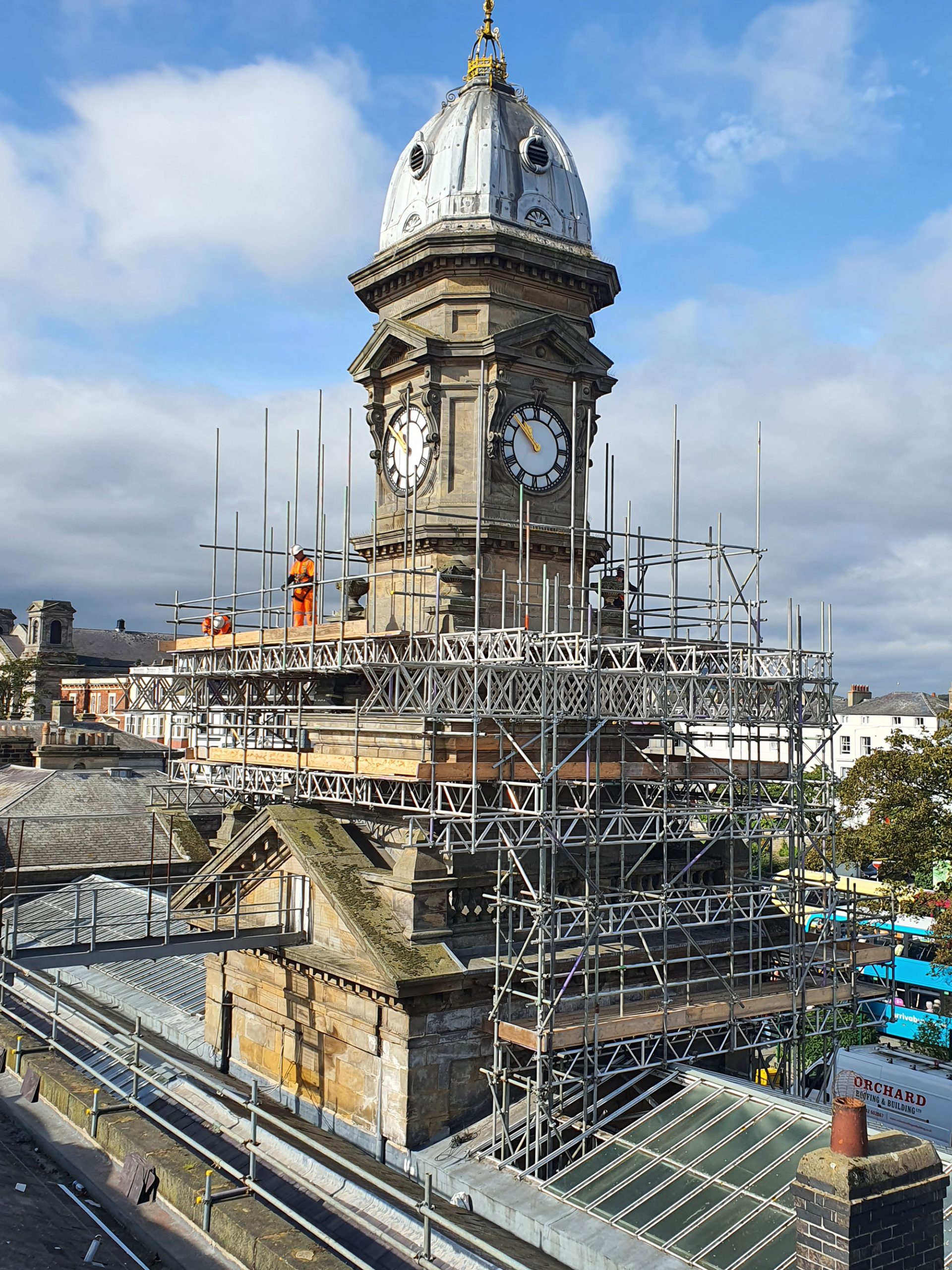 Scarborough Train Station and Clock Tower - J.Gunn Scaffolding Ltd